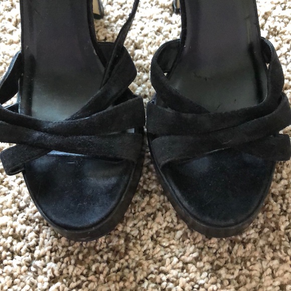 Bakers | Shoes | Euc Bakers Black Platform Heels Minor Wear | Poshmark